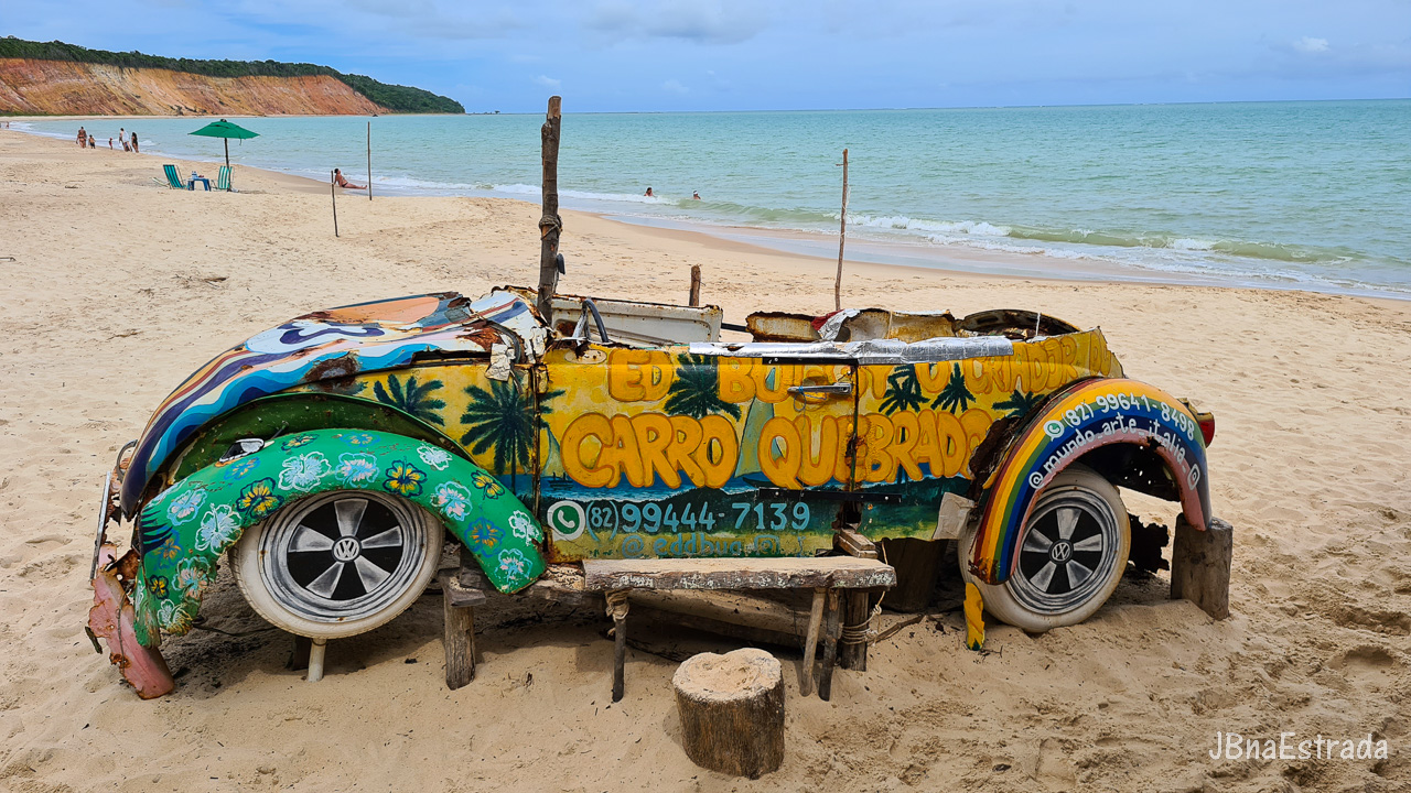 Praia De Carro Quebrado Alagoas Brasil Jbnaestrada